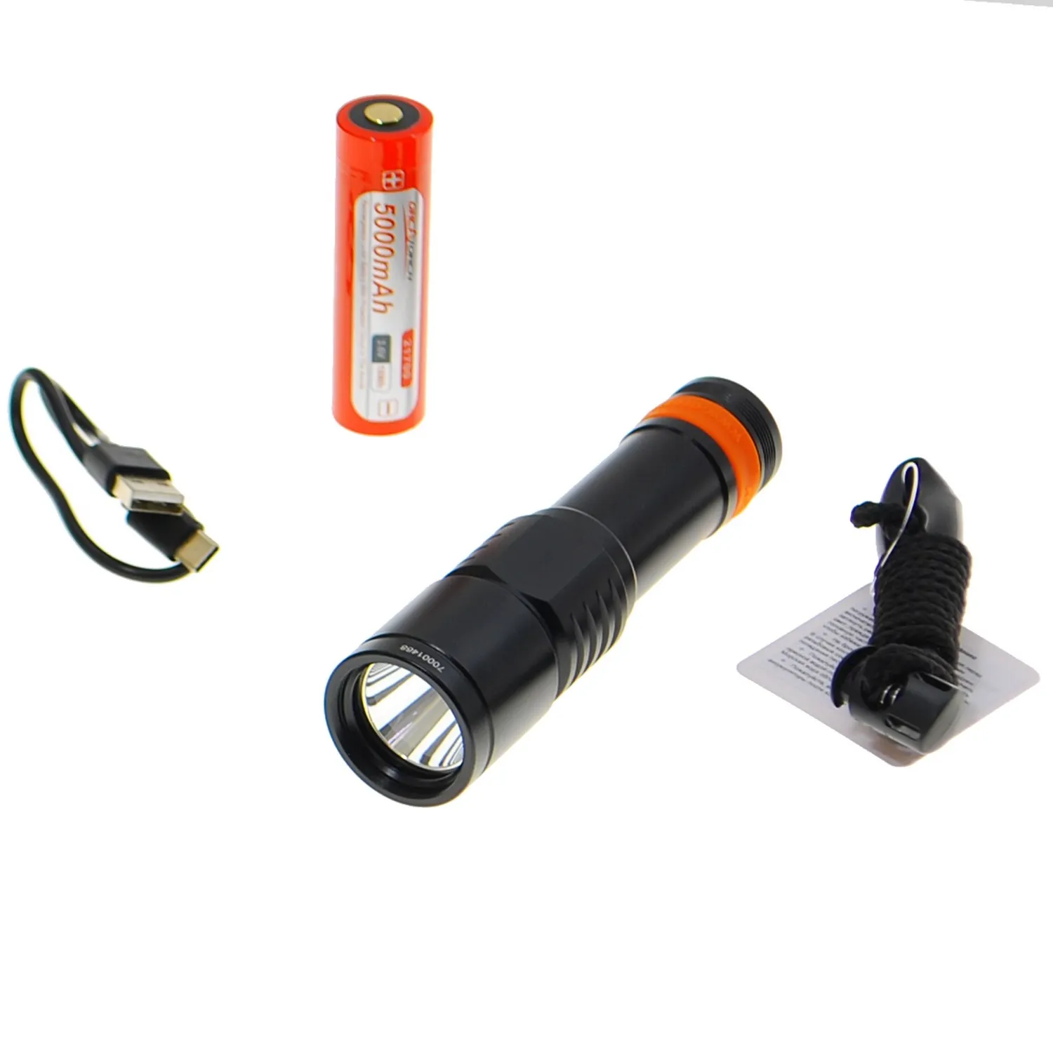 Купить фонарь подводный orca torch d710 3000 люмен в Москве, цена ...